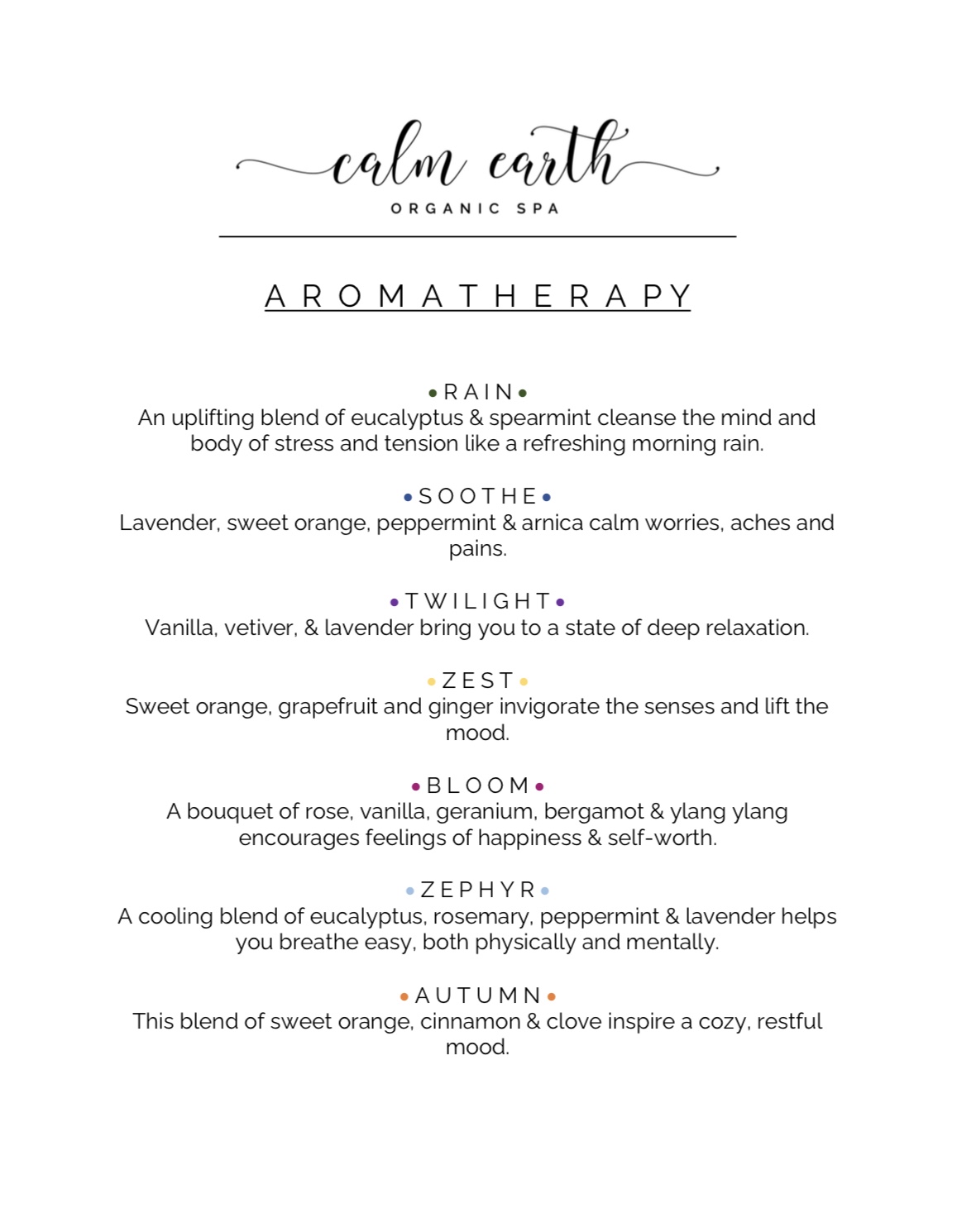 ENHANCEMENTS – Calm Earth Organic Spa